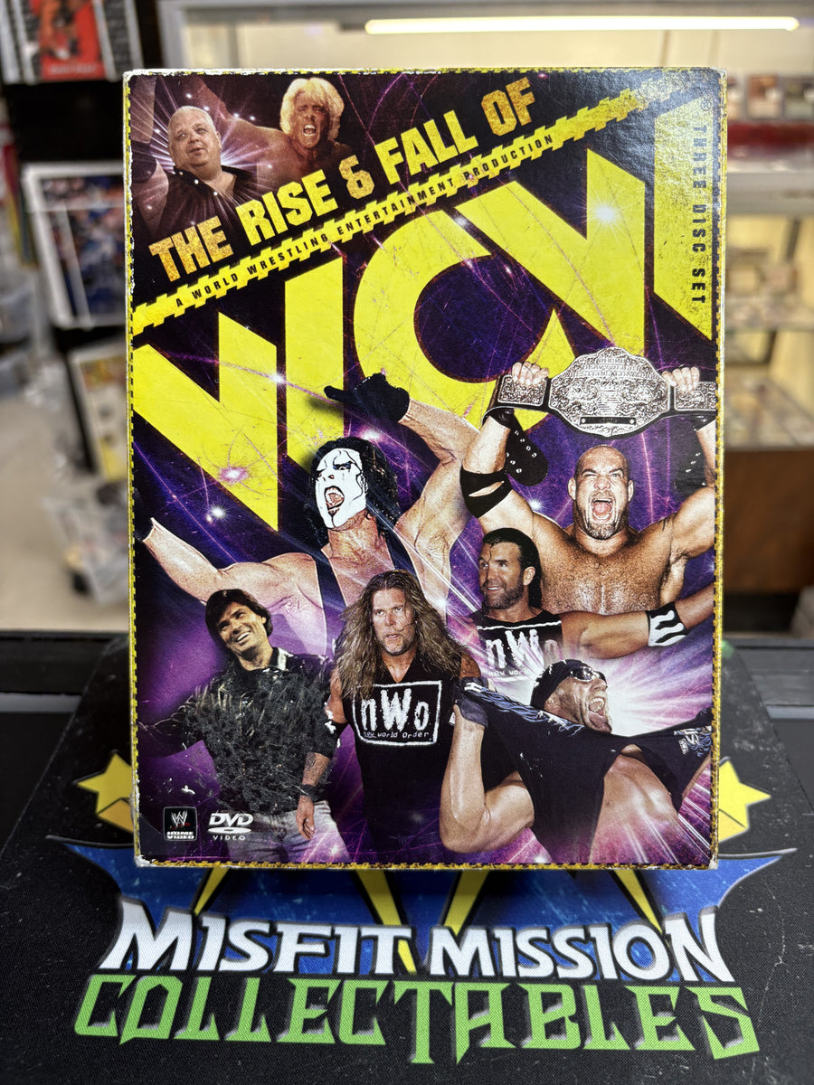 WWE The Rise and Fall of WCW 3 DVD Set – The Misfit Mission Collectables
