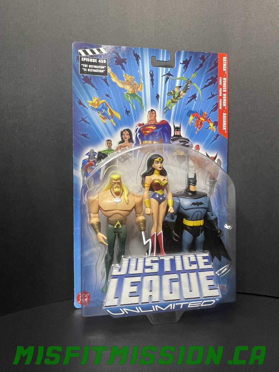 Justice League Unlimited Aquaman Wonder Woman Batman New The Misfit Mission Collectables