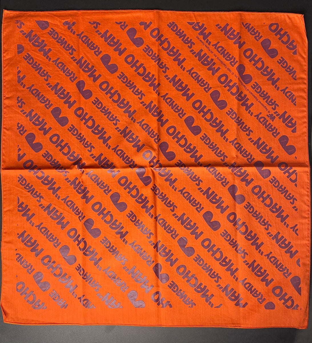 Rare Vintage 1989 WWF/WWE Macho Man Randy Savage Orange Sunglasses Ban ...