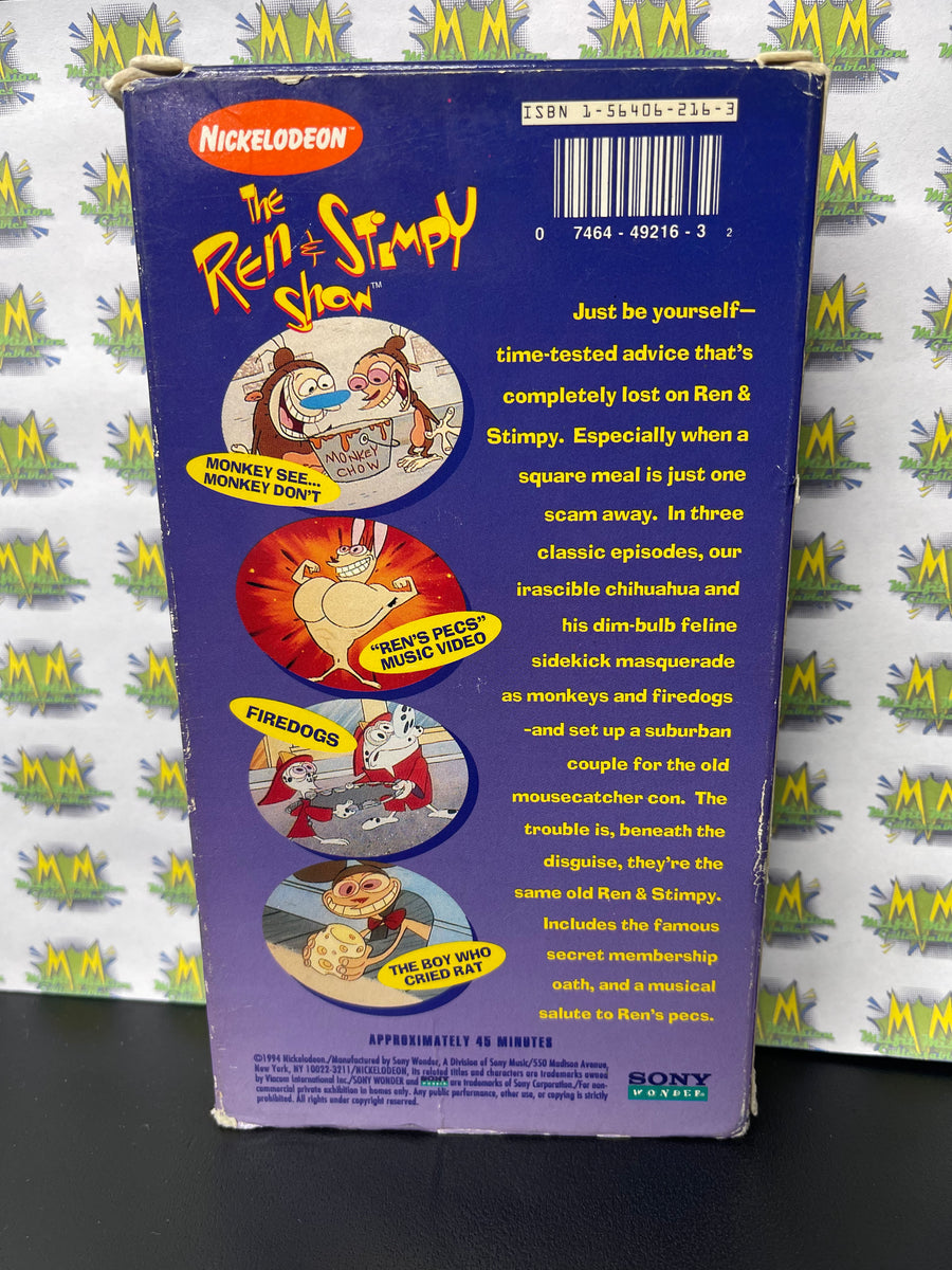 1994 Nickelodeon The Ren and Stimpy Show In Disguise VHS Tape – The ...