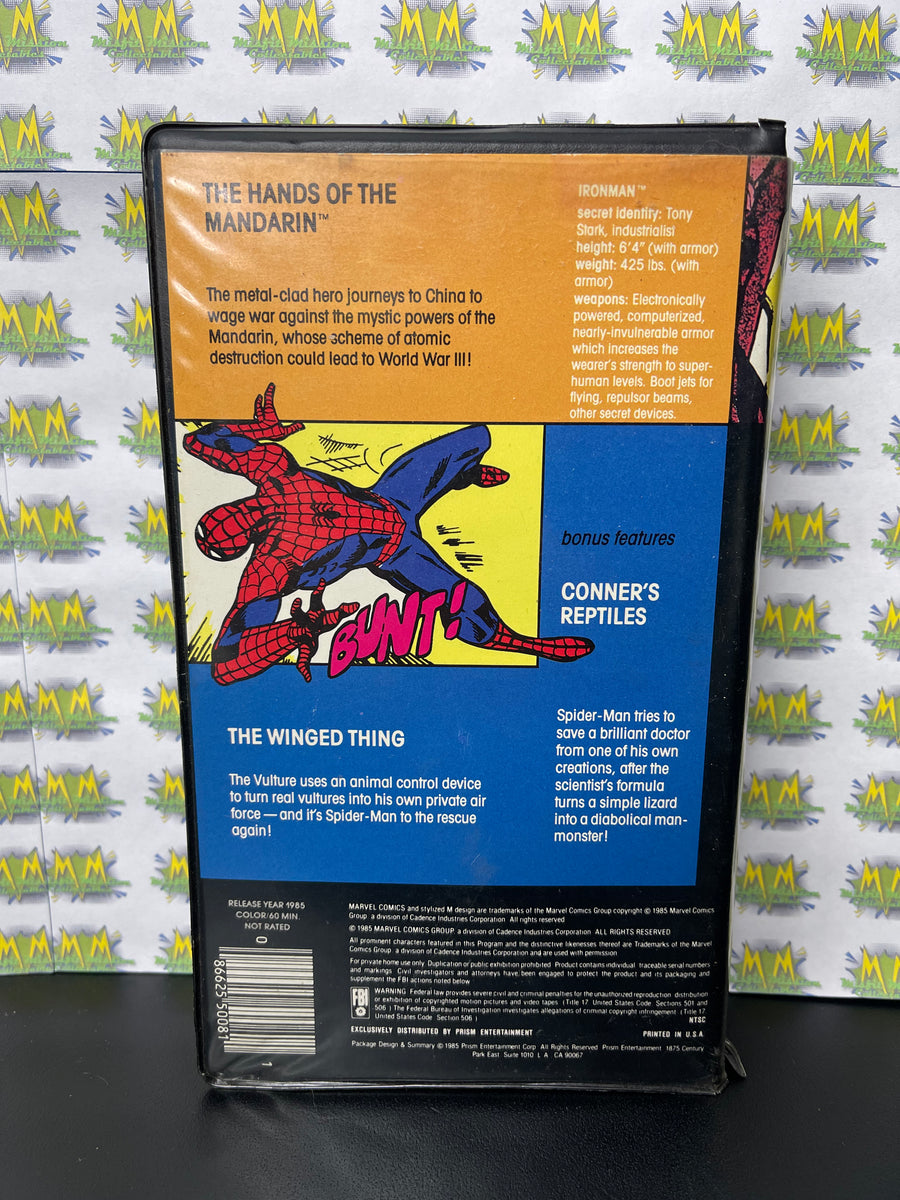 Vintage 1985 Marvel Comics Iron Man The Hands of The Mandarin Animated ...