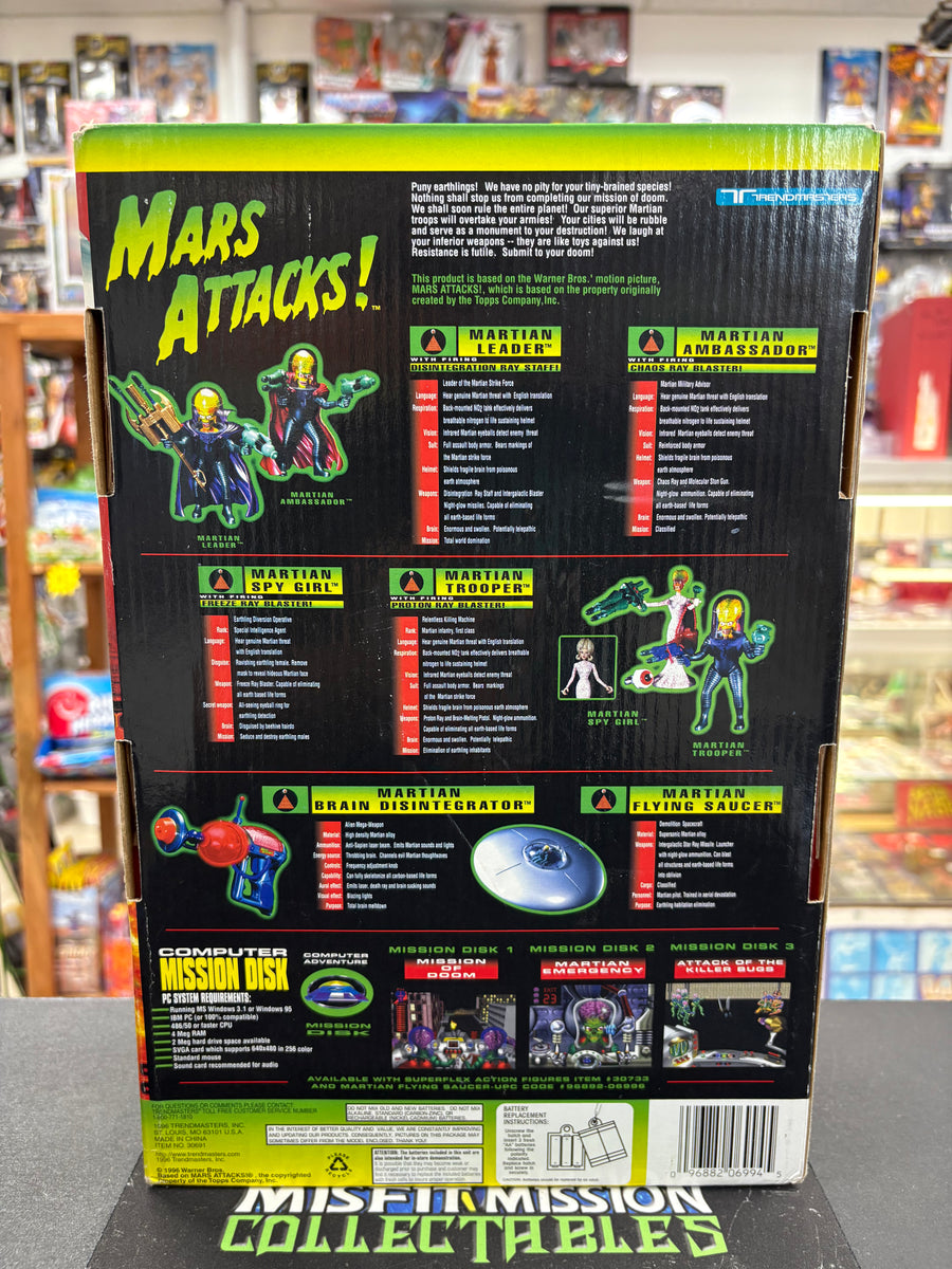 Vintage 1996 Trendmasters Mars Attacks Supreme Martian Ambassador 12 ...