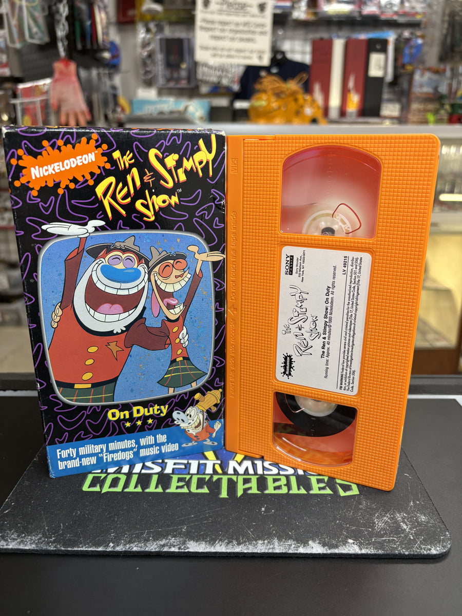 1993 Nickelodeon The Ren and Stimpy Show On Duty VHS Tape – The Misfit ...