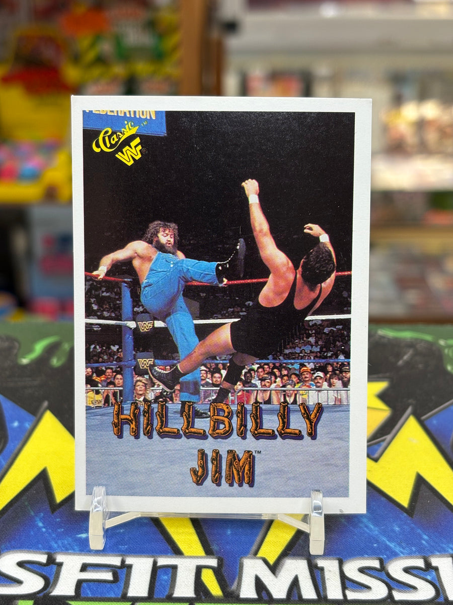 1990 WWF Classic Hillbilly Jim #40 Trading Card – The Misfit Mission ...