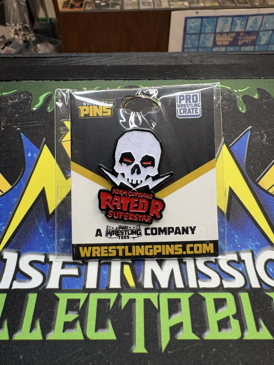 Pro Wrestle Crate Exclusive Collector's Pin Adam Copeland Rated R Supe ...
