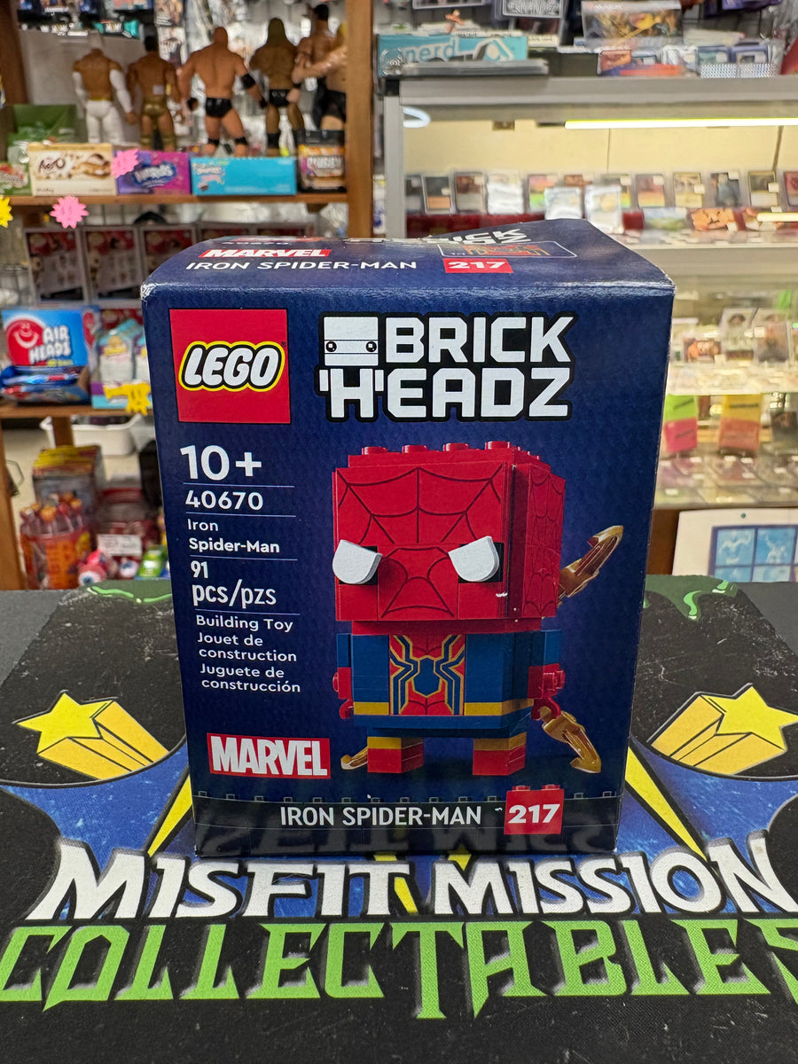 LEGO Block Headz Marvel Iron Spider-Man Set 40670 (New) – The Misfit ...
