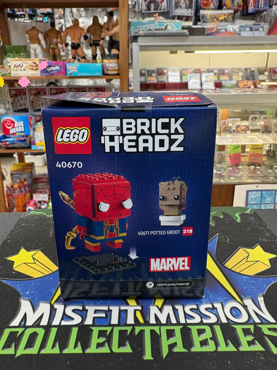 LEGO Block Headz Marvel Iron Spider-Man Set 40670 (New) – The Misfit ...