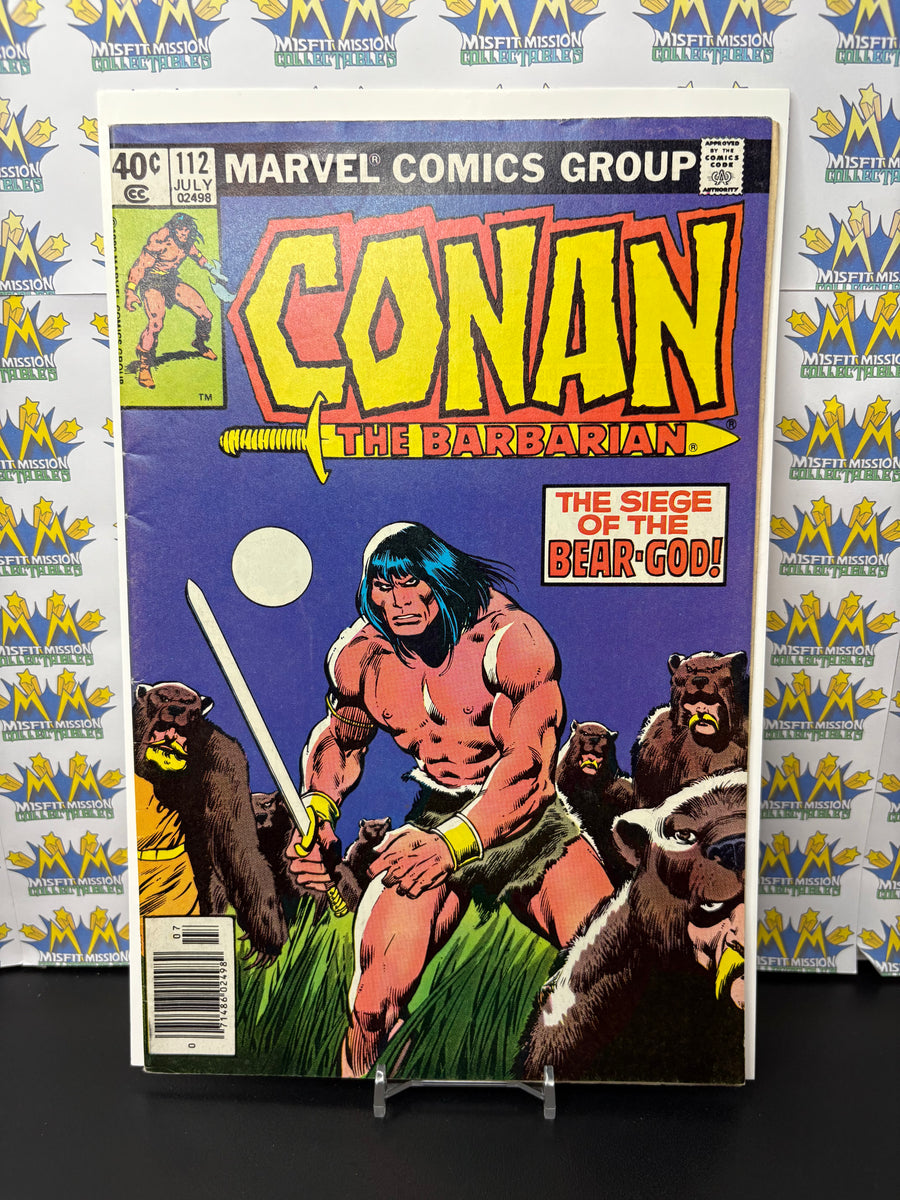 1980 Marvel Comics Conan The Barbarian #112 Comic Book – The Misfit ...
