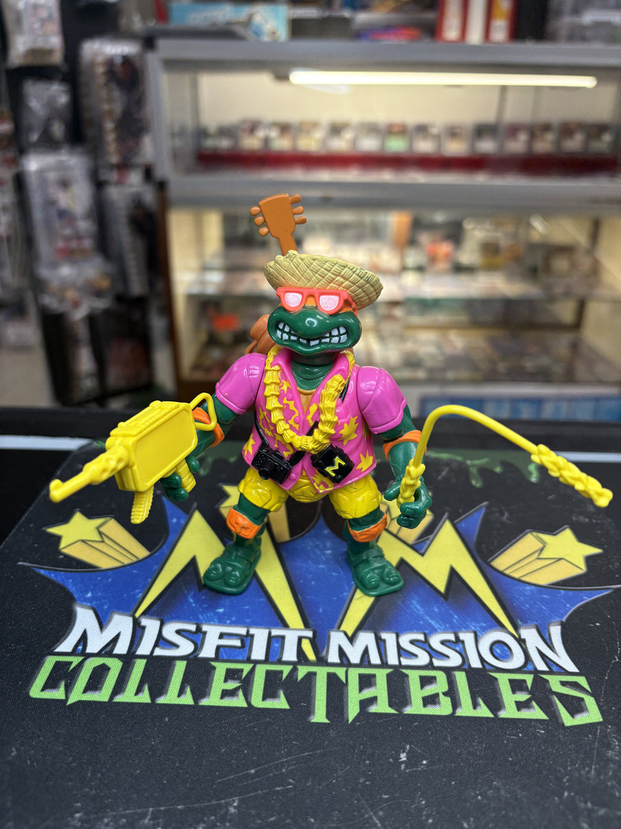 Vintage TMNT 1992 Sewer Spitting Beachcombin’ Mikey Figure – The Misfit ...