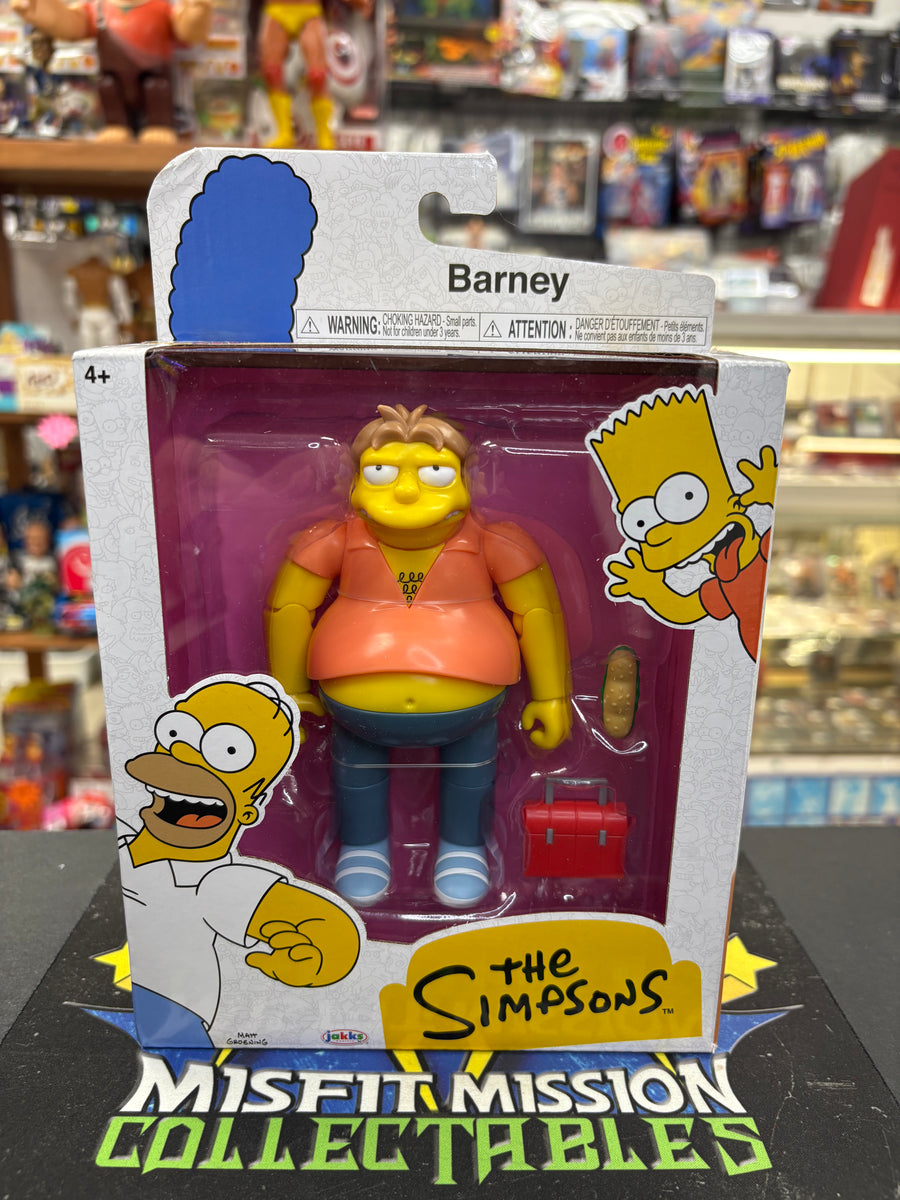 Jakks The Simpsons Barney Figure (New) – The Misfit Mission Collectables