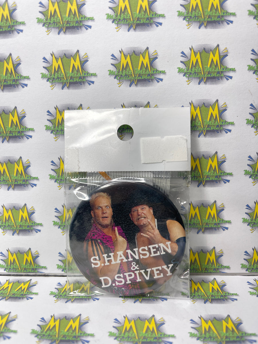 Stan Hansen Dan Spivey Button – The Misfit Mission Collectables