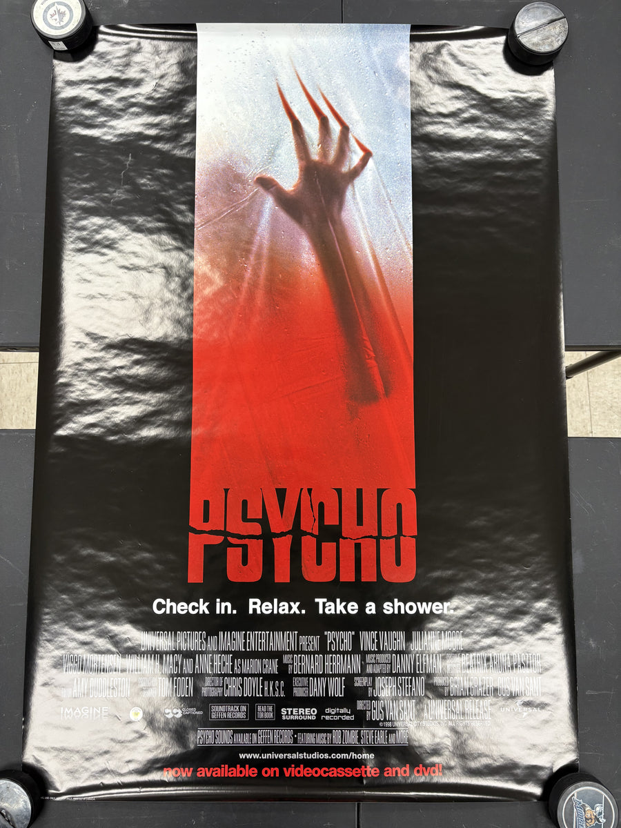 Original Psycho The Movie Full Sized 27x39 Poster – The Misfit Mission ...