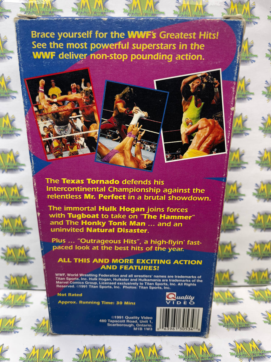 WWE WWF Greatest Hits 1991 VHS Tape – The Misfit Mission Collectables