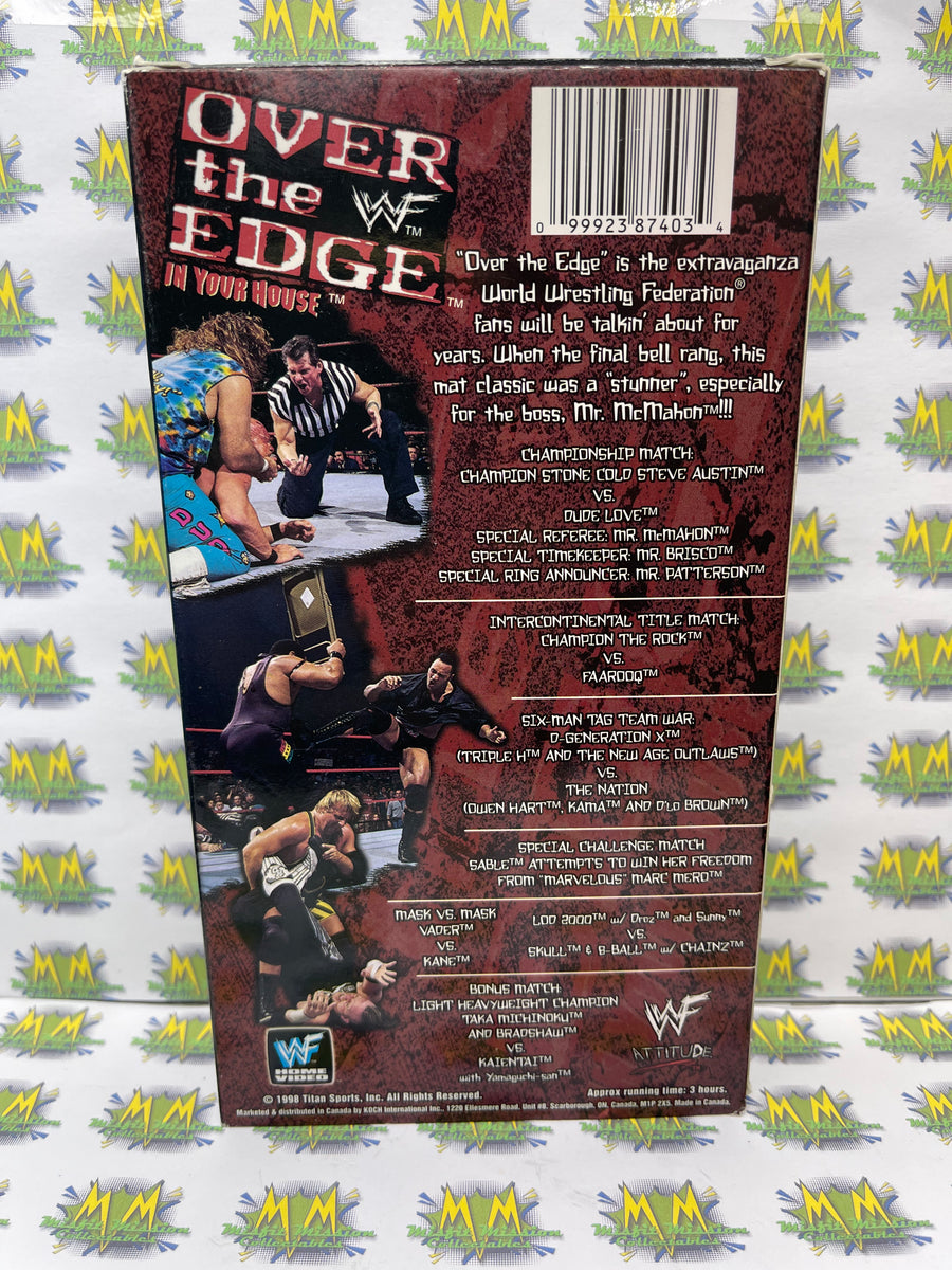 WWE WWF In Your House Over The Edge PPV 1998 VHS Tape – The Misfit ...