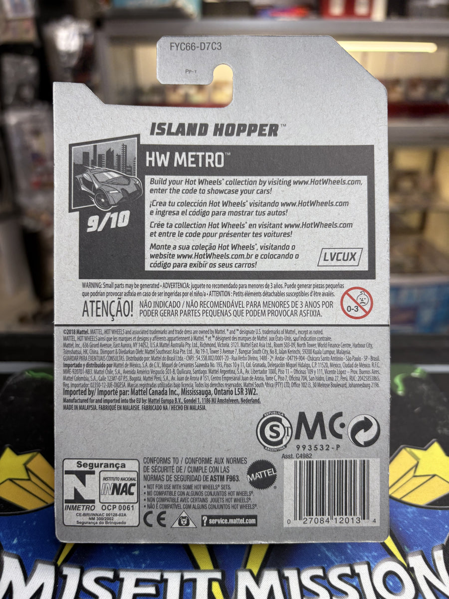 2018 Hot Wheels HW Metro Island Hopper Helicopter (New) – The Misfit ...