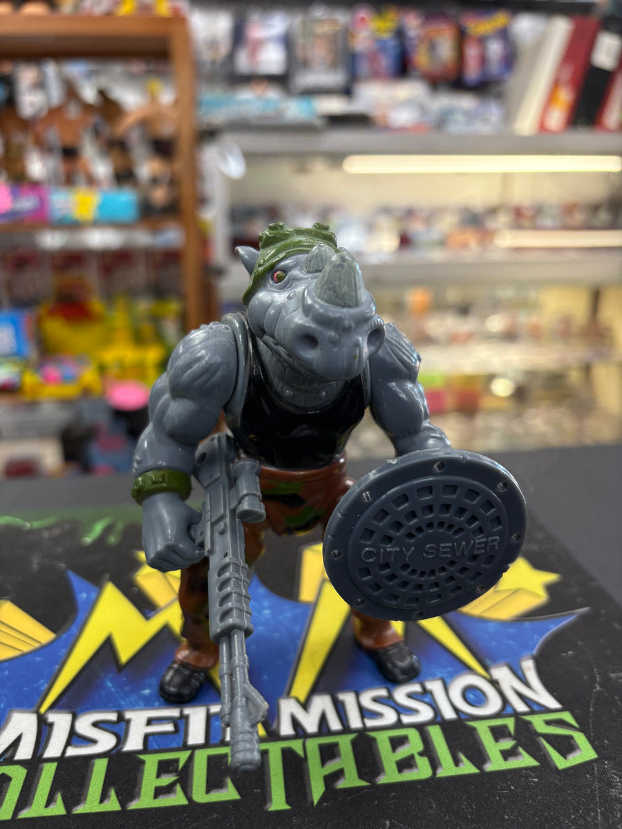 Vintage 1988 TMNT Teenage Mutant Ninja Turtles Rocksteady Figure – The ...