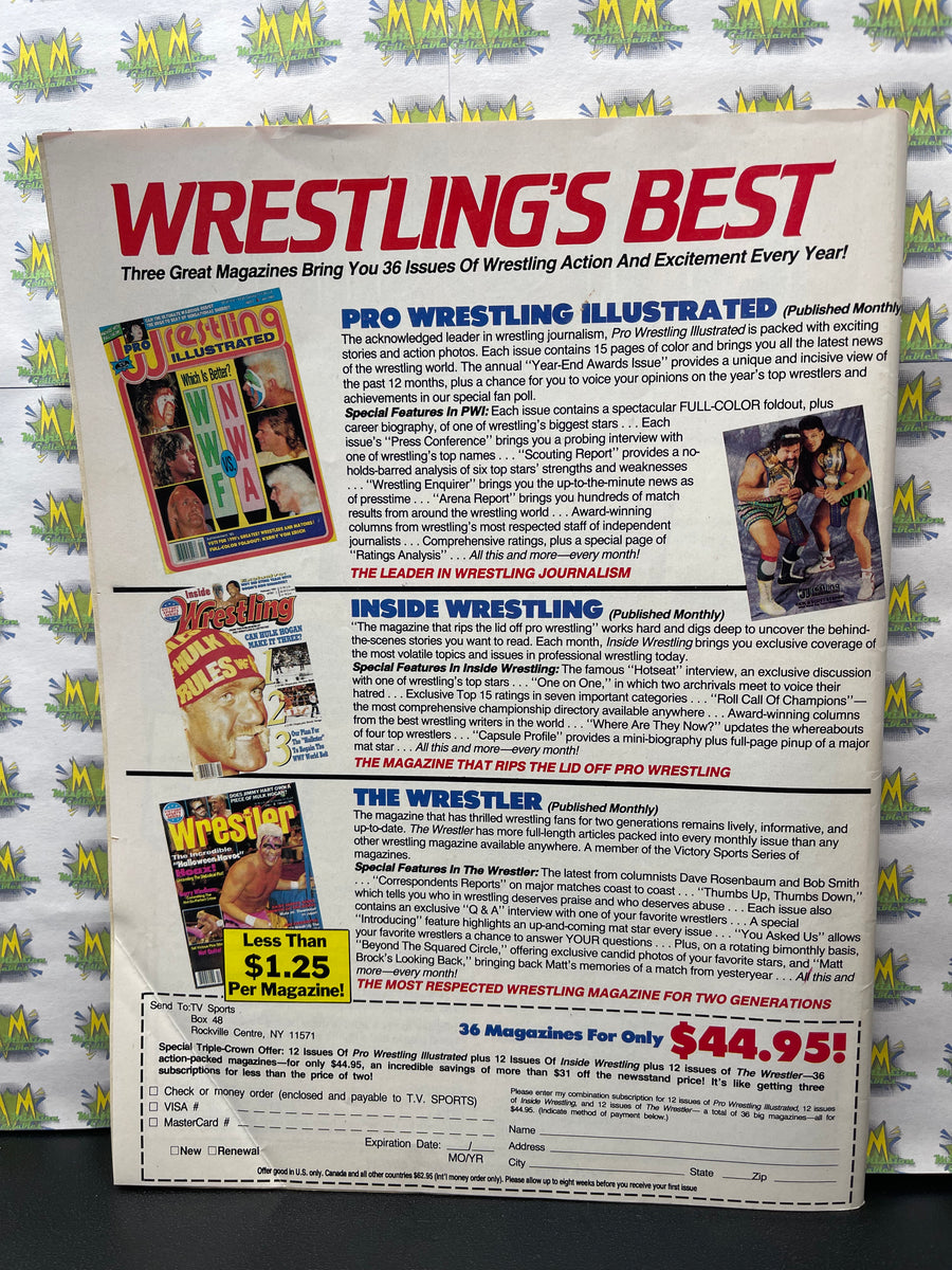 Victory Sports Series The Wrestler Magazine May 1991 – The Misfit ...