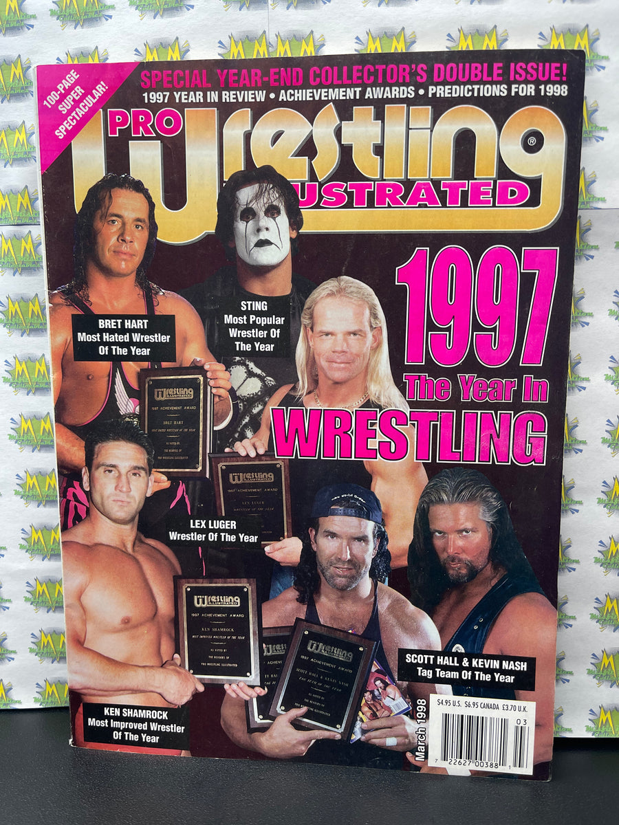 PWI Pro Wrestling Illustrated March 1998 Special Year End Collector’s ...