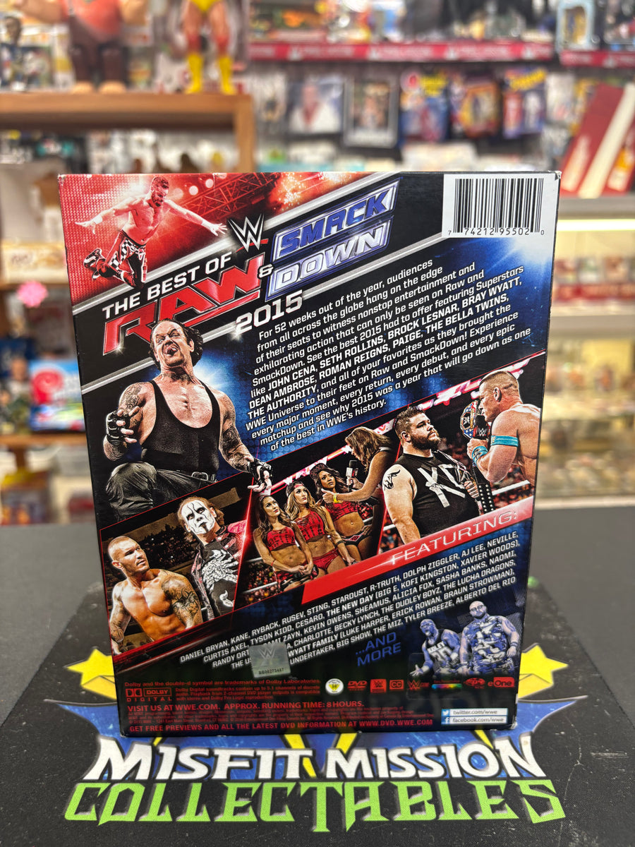 WWE Best of Raw & Smackdown Live 2015 3 Disc DVD Set – The Misfit ...