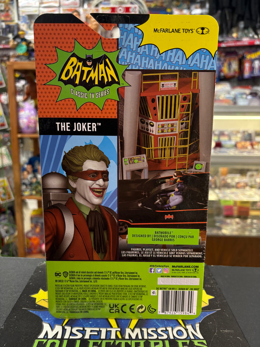 Mcfarlane DC Batman Classic TV Series The Joker Masked Figure (New ...