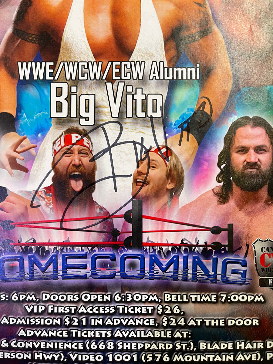 CWE Canadian Wrestling’s Elite Homecoming Big Vito Autographed Misfit ...