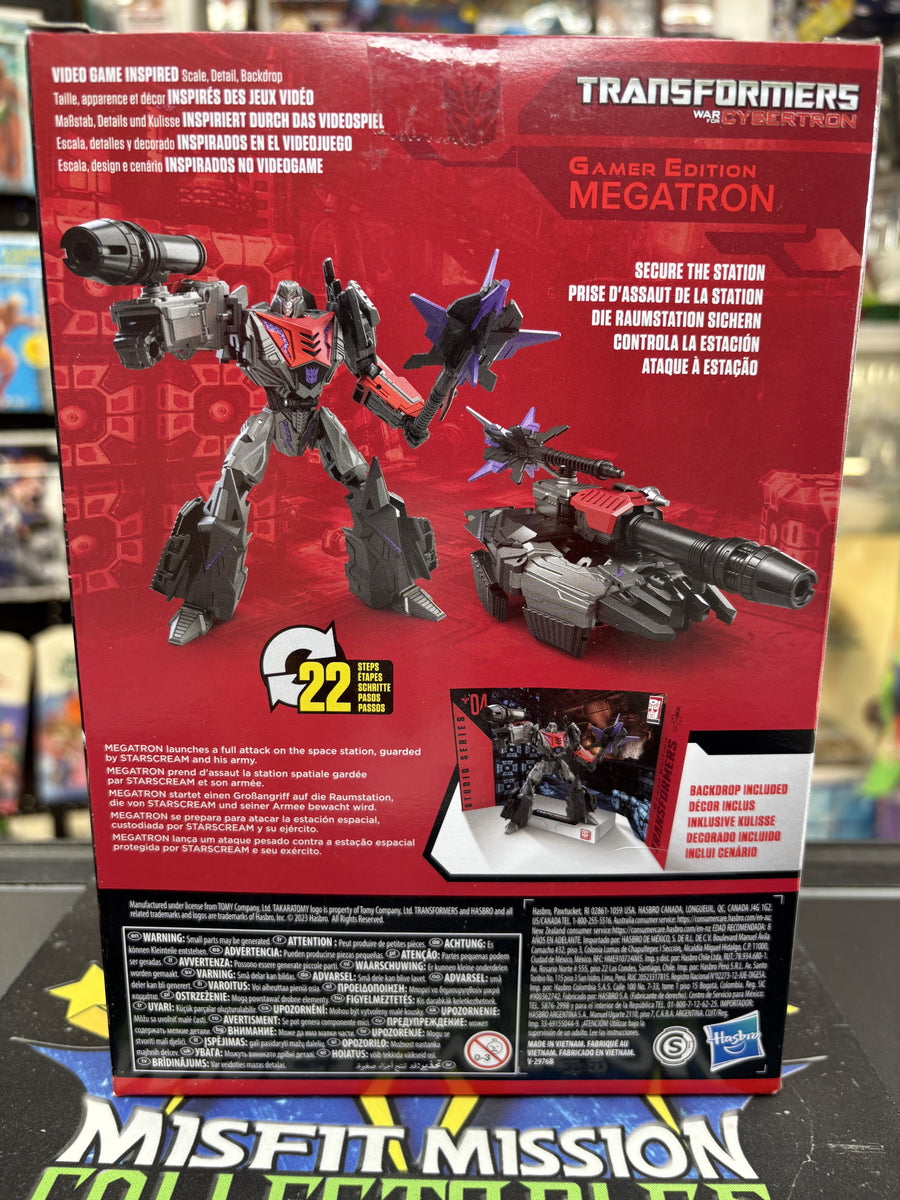 Transformers Studio Series War For Cybertron Gamer Edition Megatron 04 ...