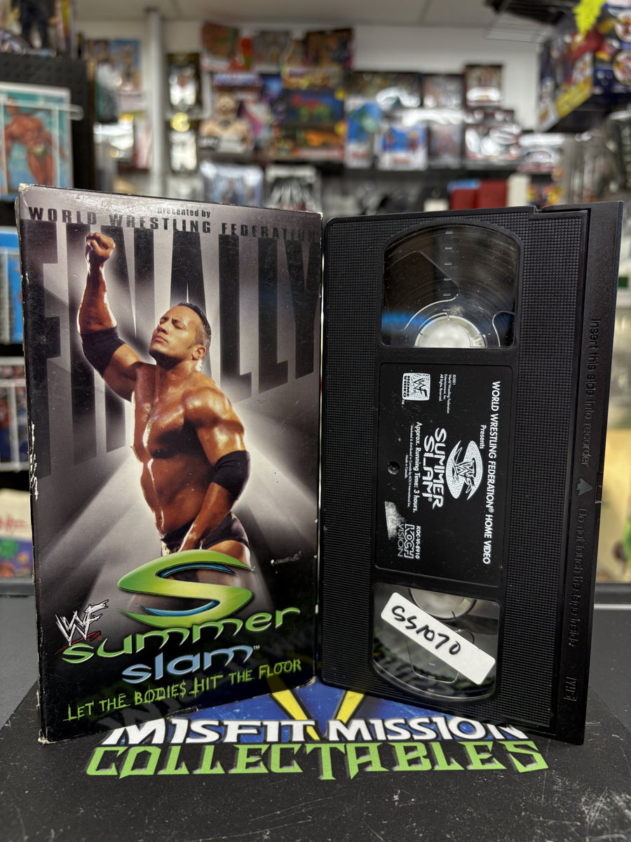 WWE WWF VHS Summerslam 2001 – The Misfit Mission Collectables