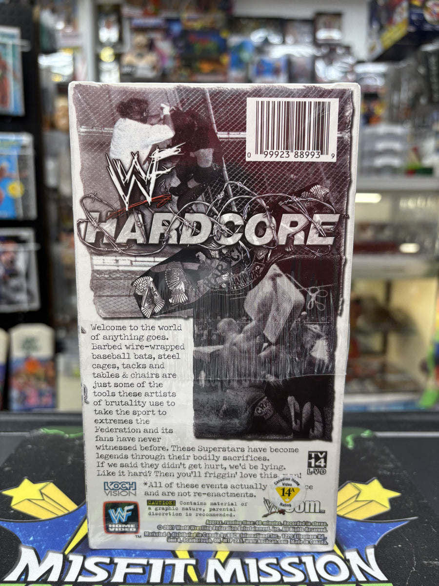 WWF WWE VHS Hardcore (New) – The Misfit Mission Collectables