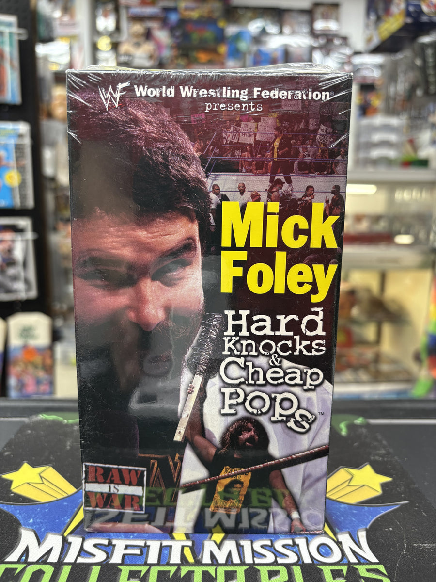 WWF WWE VHS Mick Foley Hard Knocks & Cheap Pops (New) – The Misfit ...