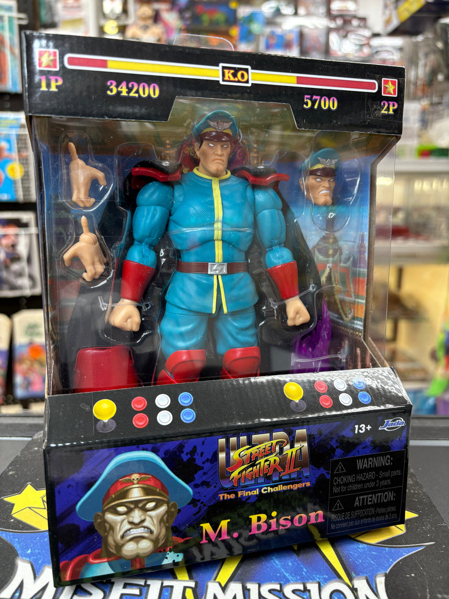 Jada Capcom Ultra Street Fighter II The Final Challengers M.Bison Figu ...