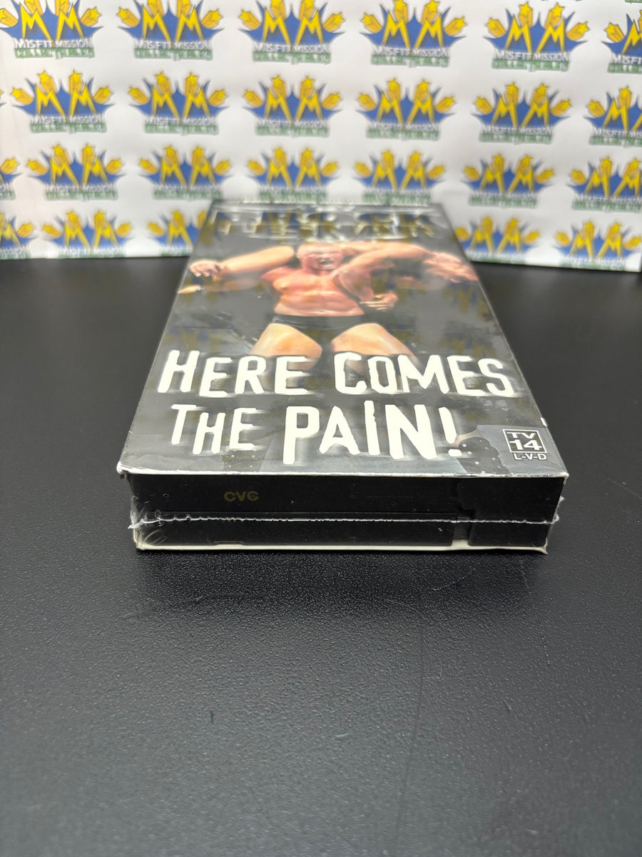 WWF WWE Brock Lesnar Here Comes The Pain VHS Tape (New Sealed) – The ...