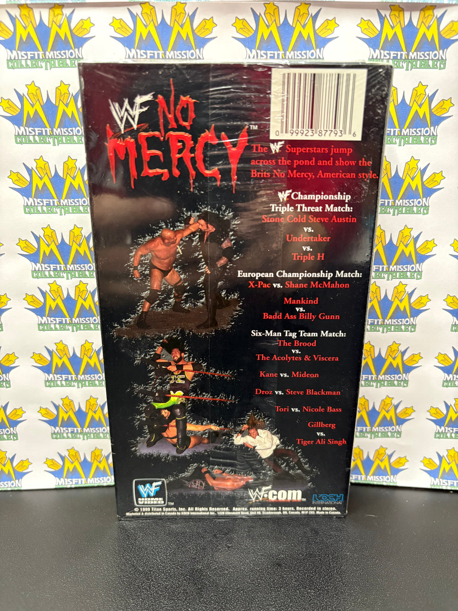 WWF WWE No Mercy 1999 VHS Tape (New Sealed) – The Misfit Mission ...