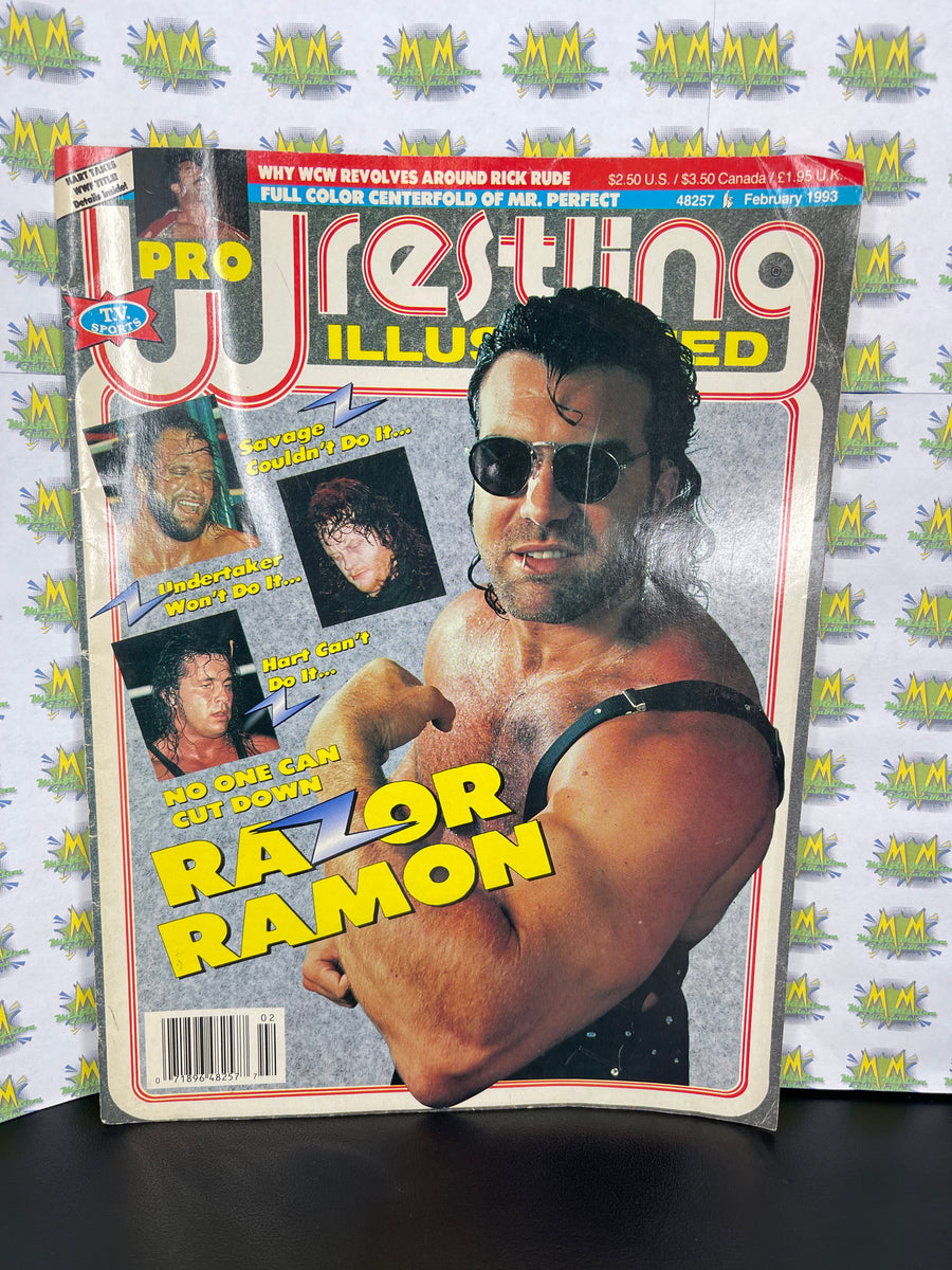 PWI Pro Wrestling Illustrated February 1993 Razor Ramon – The Misfit ...