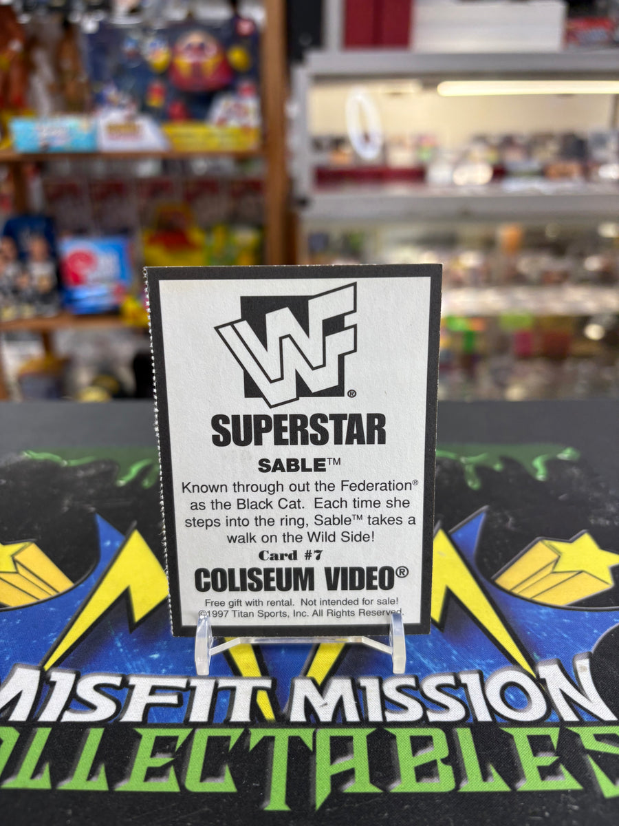 1997 WWE WWF Coliseum Video Superstar Sable Trading Card – The Misfit ...