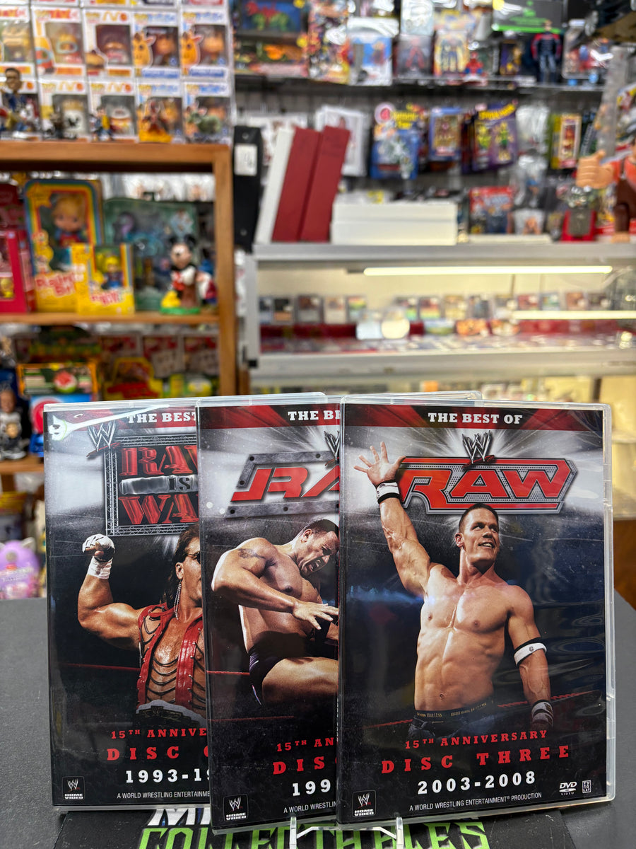 WWE The Best of Raw 15th Anniversary 1993-2008 3 Disc DVD Set – The ...