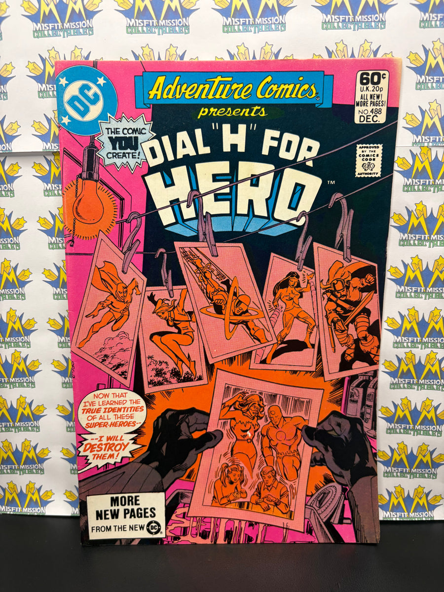 DC Comics December 1981 Adventure Comics Presents Dial H For Hero #488 ...