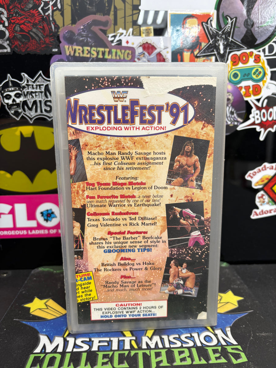 Coliseum Video WWF WWE Wrestlfest 1991 VHS Tape – The Misfit Mission ...