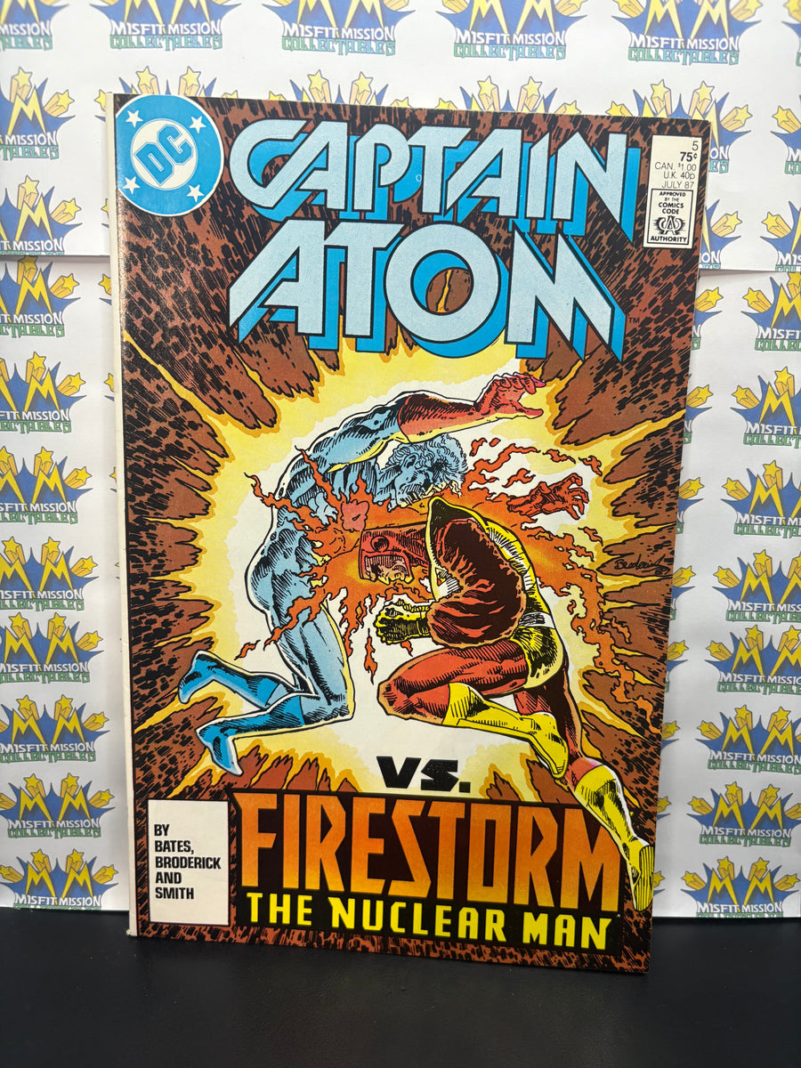 DC Comics July 1987 Captain Atom #5 Comic Book – The Misfit Mission ...
