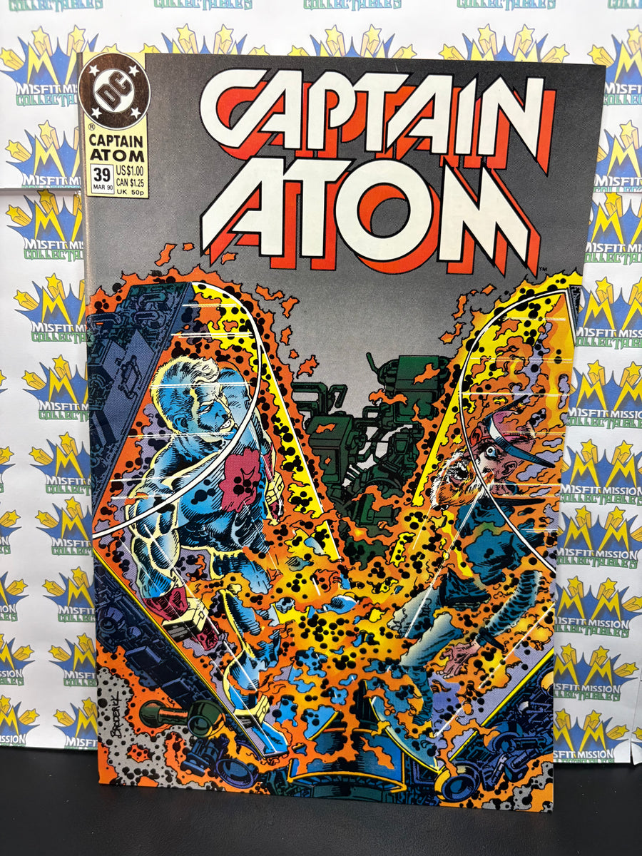 DC Comics March 1990 Captain Atom #39 Comic Book – The Misfit Mission ...