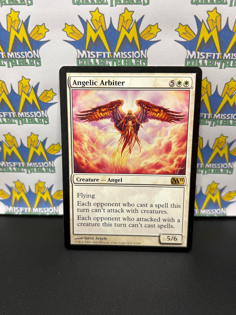 Magic the Gathering: White Creature Angel Angelic Arbiter Card – The ...