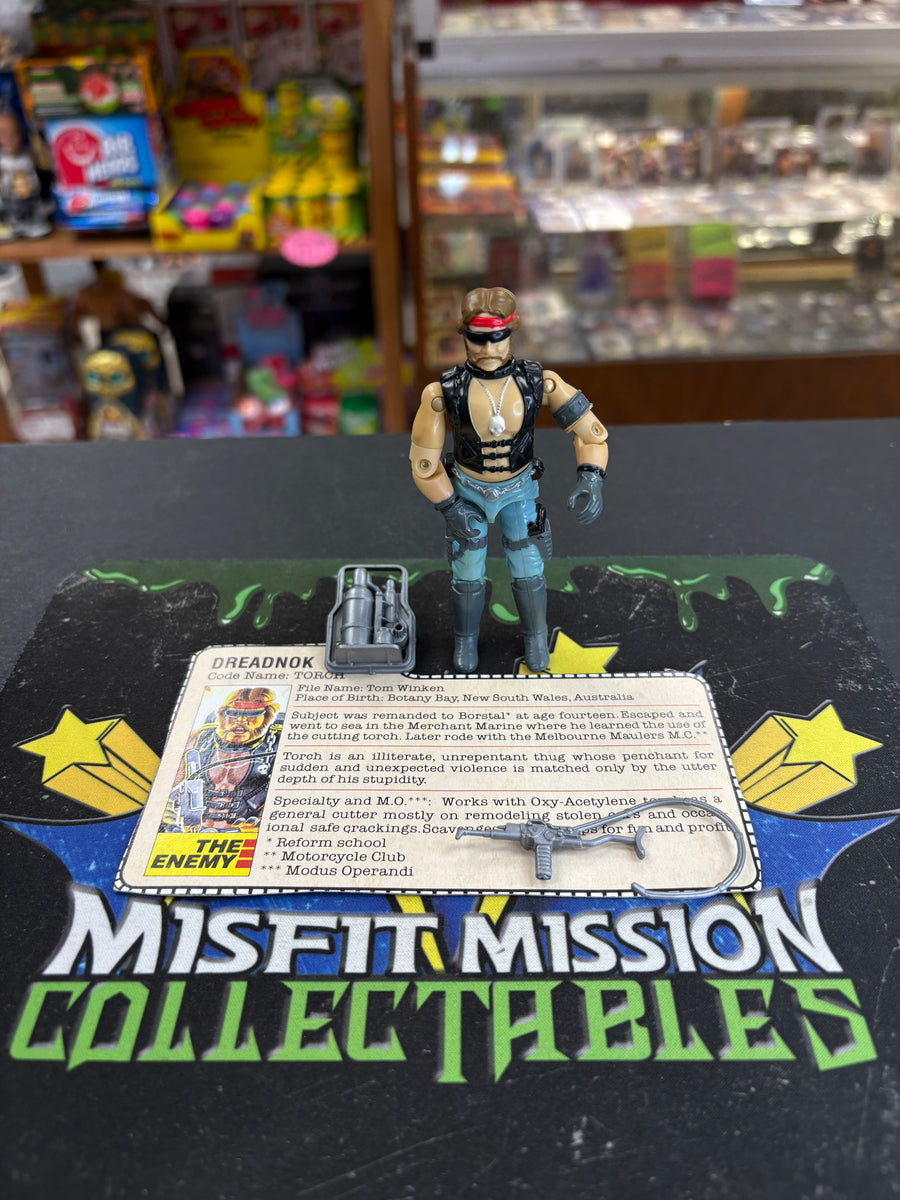 Vintage Hasbro 1984 GI Joe Dreadnok Code Name: Torch Figure Complete ...
