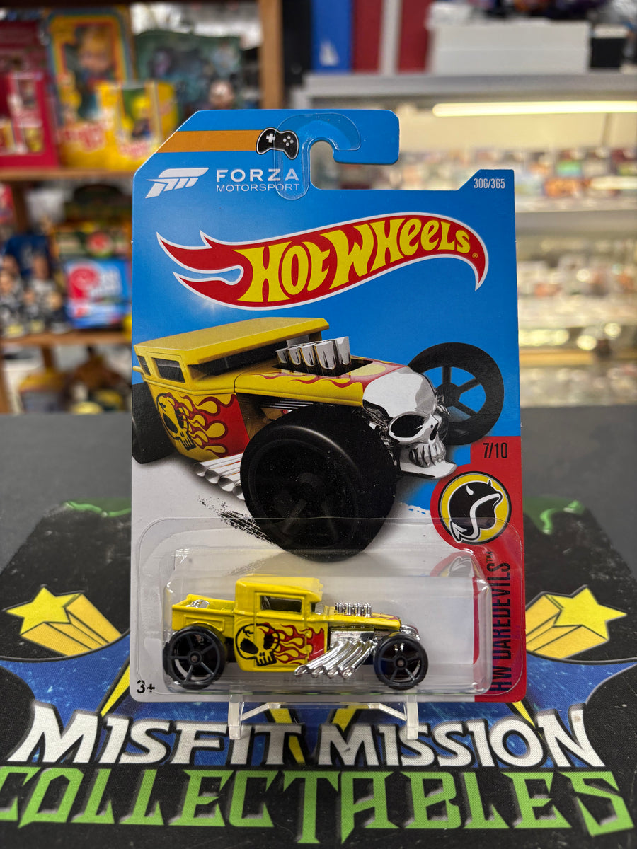2015 Hot Wheels Forza HW Daredevils Bone Shaker Yellow Car (New) – The ...