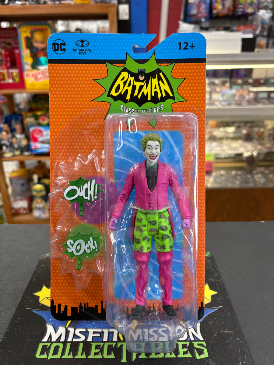 Mcfarlane DC Batman Classic TV Series Swim Suit Joker Figure (New ...