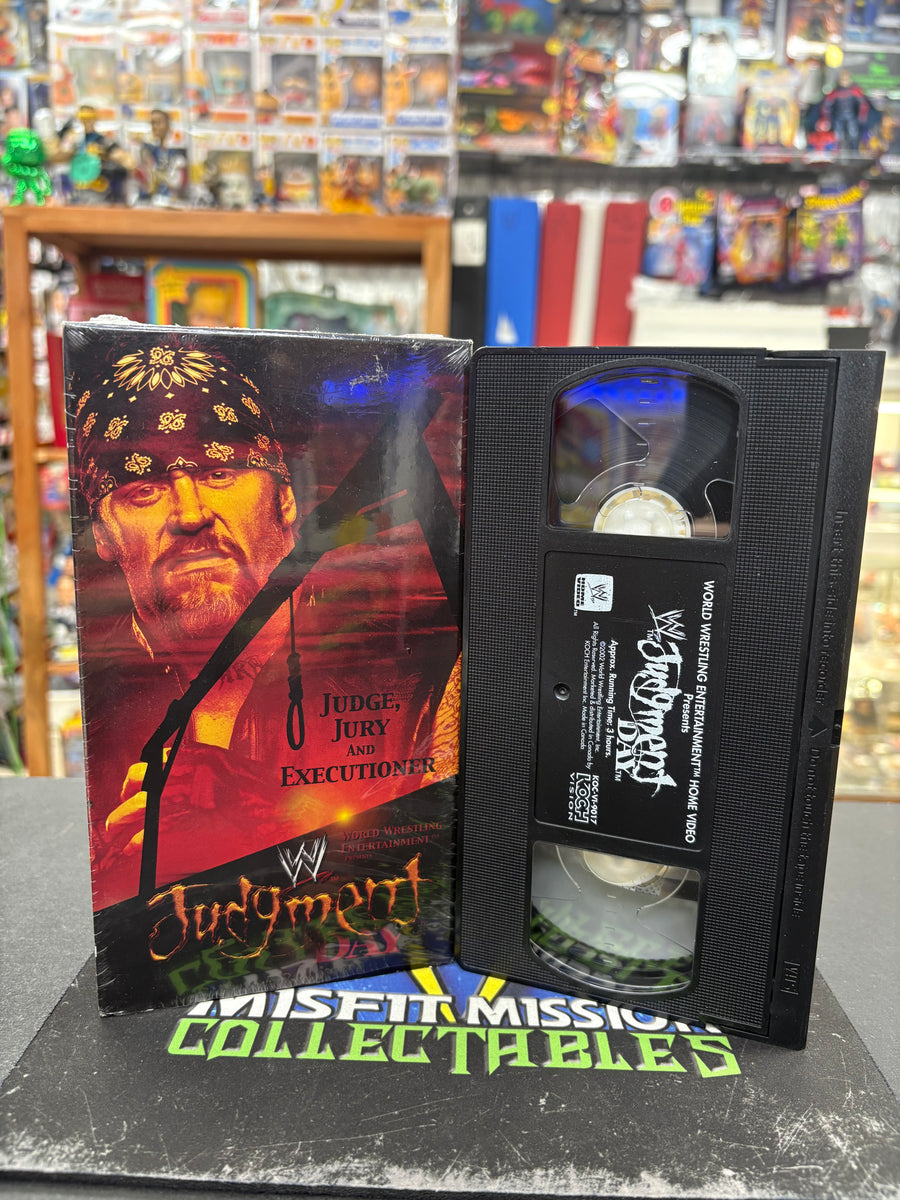 2002 WWF WWE Judgement Day VHS Tape – The Misfit Mission Collectables