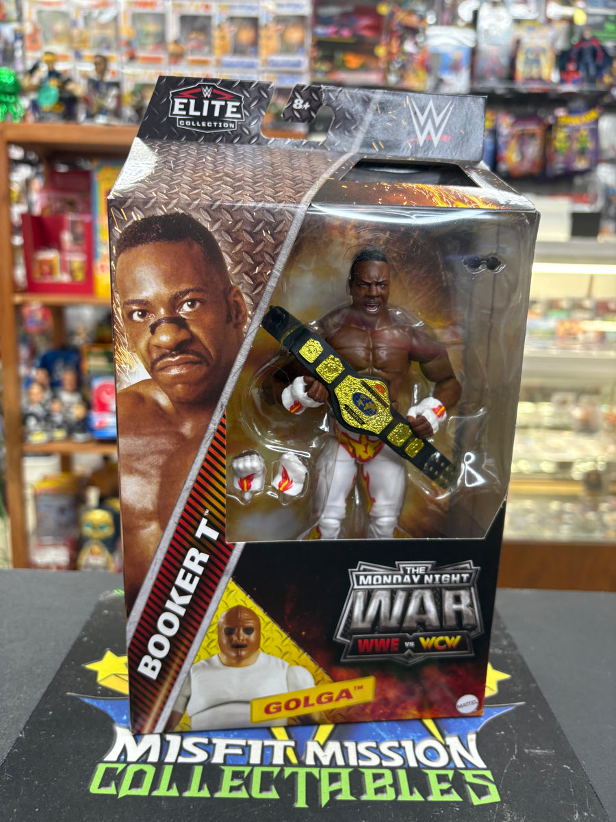 Mattel WWE Elite The Monday Night War WWE vs WCW Booker T White Gear C ...