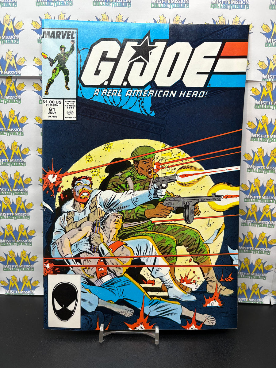 1987 Marvel Comics GI Joe Real American Hero #61 Comic Book – The ...