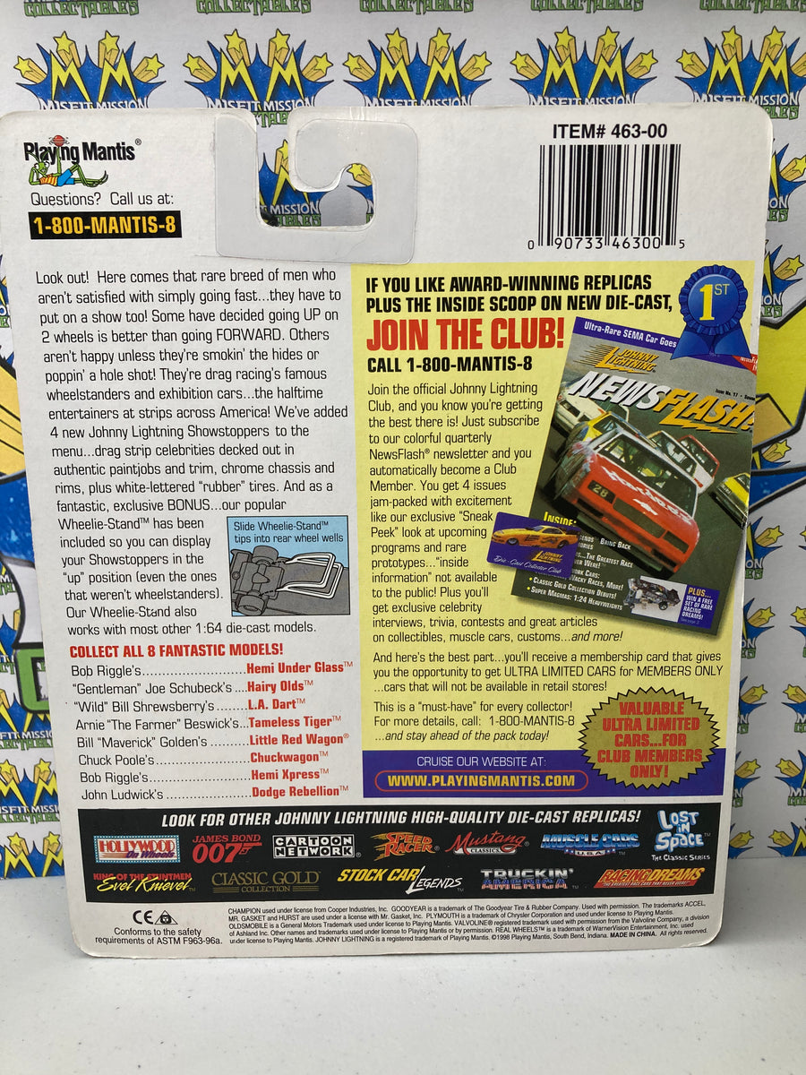 1998 Johnny Lightning Show Stoppers Arnie Beswick’s Tameless Tiger ‘63 ...