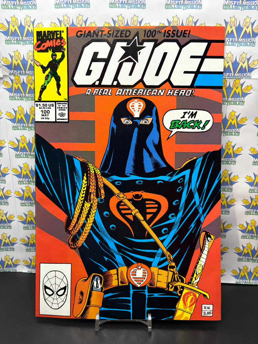 1990 Marvel Comics GI Joe Real American Hero #100 Comic Book – The Misfit Mission Collectables