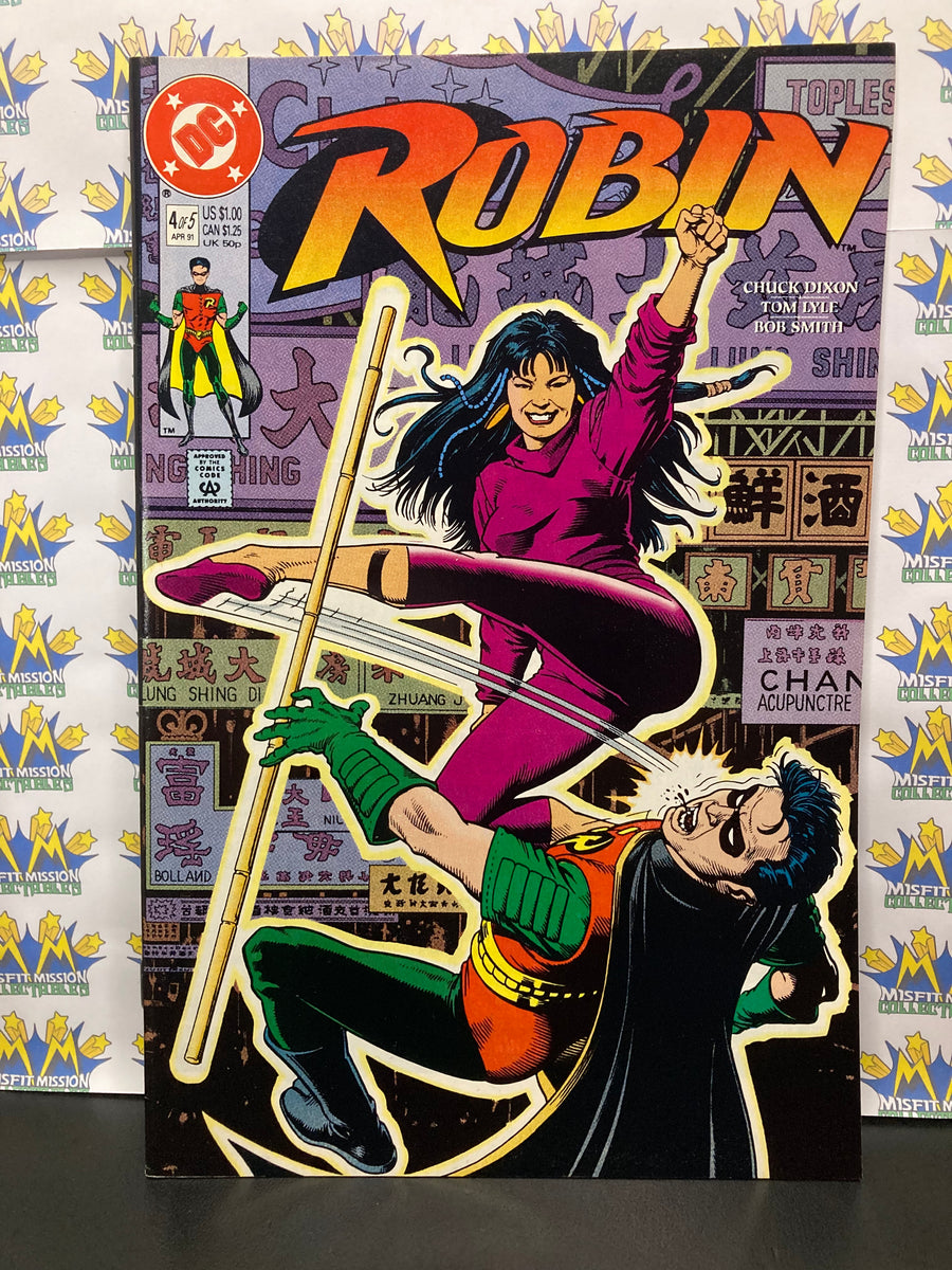 DC Comics 1991 Robin 4 of 5 Comic Book – The Misfit Mission Collectables