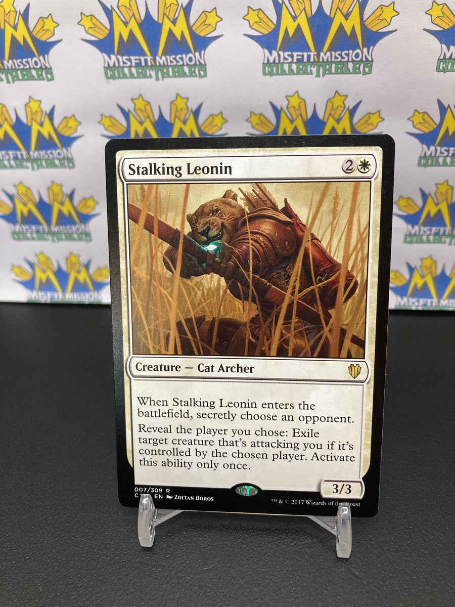 Magic the Gathering: White Creature - Cat Archer Stalking Leonin Card ...